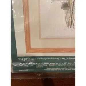 Accents | Elsa Williams Crewel Embroidery Kit Wild Roses 0320 New ...